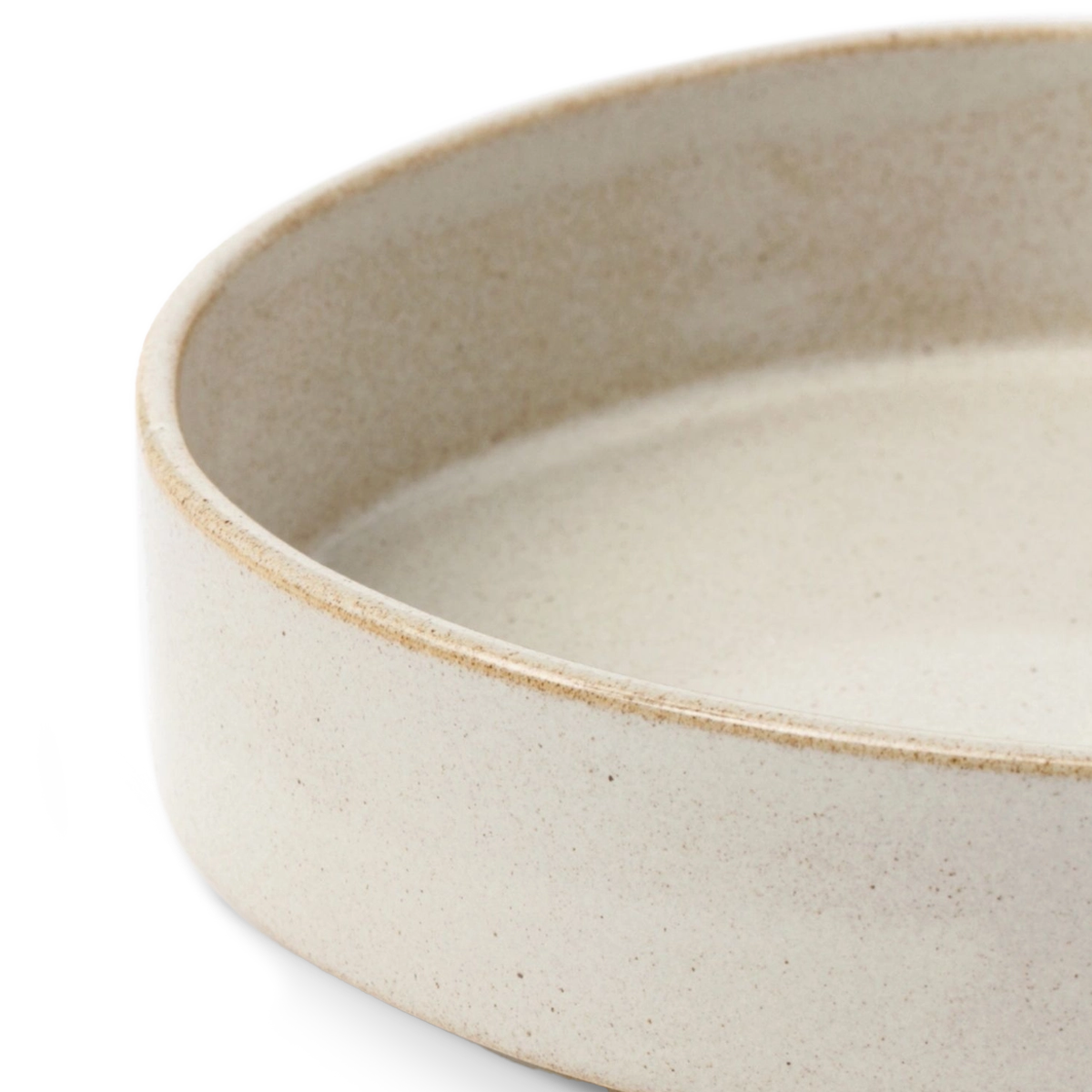 Organic Small Deep Plate - Off White – Trobiano Studios