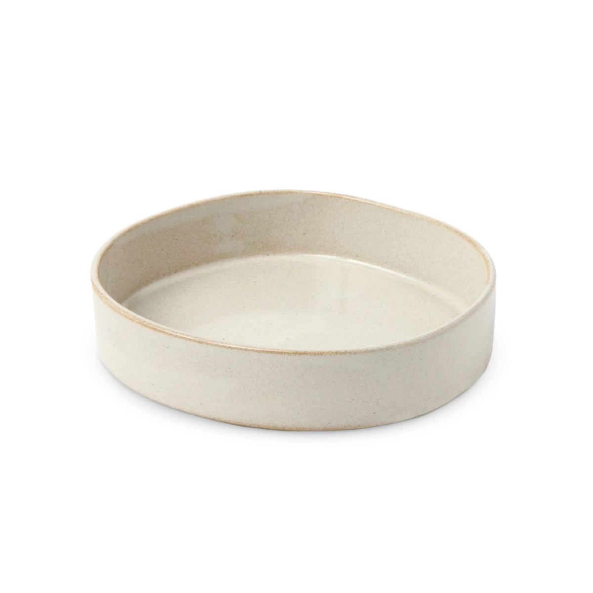 Organic Small Deep Plate - Off White – Trobiano Studios