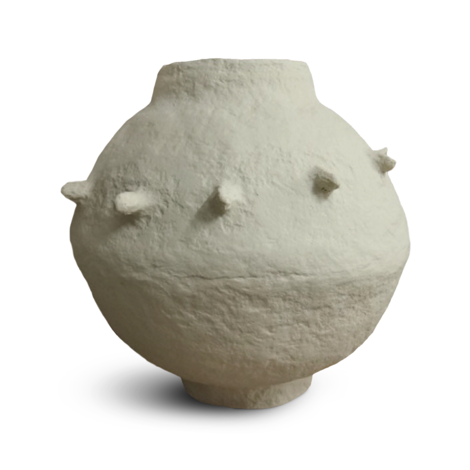 Paper Mache Round Vase – Trobiano Studios